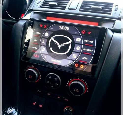 Магнитола 2 din android 9 дюймов Mazda 3 BK BL