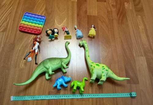 Динозавры,Рина Руш, принцессы Дисней, Поп-ит