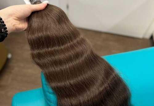 Срез натуральных волос премиум 68 см волна