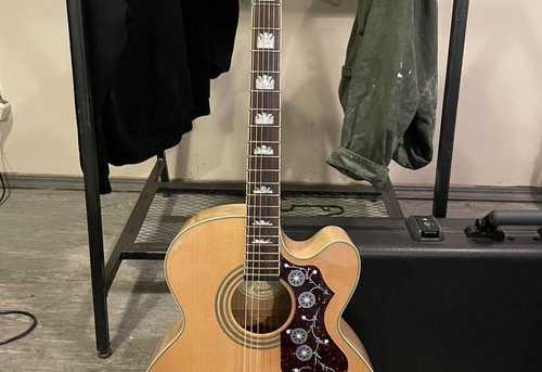 Электроакустическая гитара epiphone Ej 200ce/n