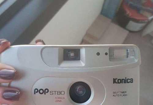 Плёночный фотоаппарат konica POP ST80