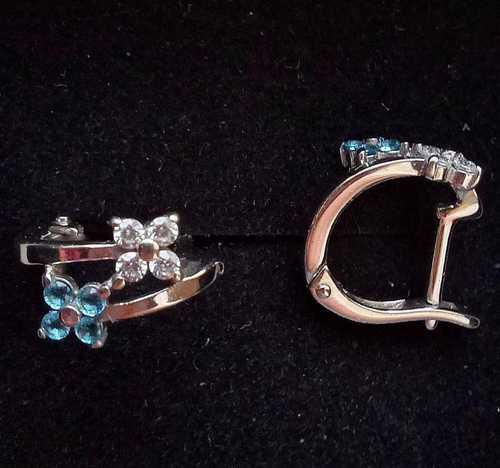 Серебряные серьги для девочки