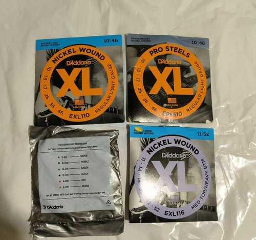 Струны для электрогитары D'addario