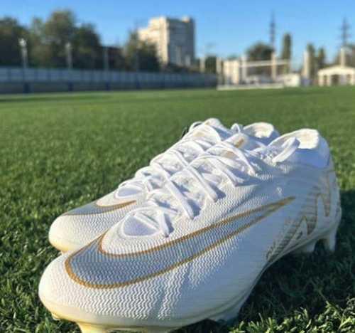 Бутсы Nike mercurial air zoom white pattern