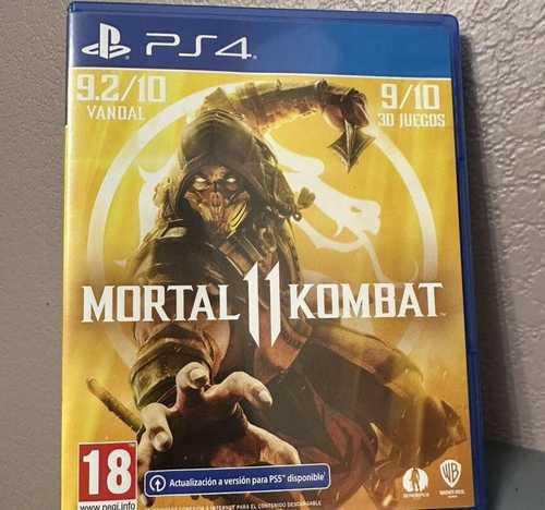 Игра Mortal kombat 11 ps4 диск