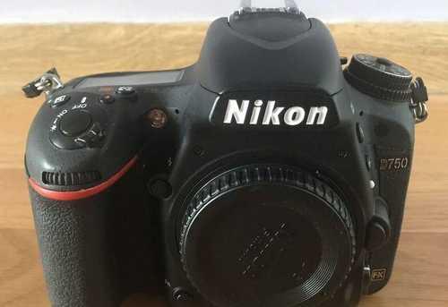 Nikon D750 body (пробег 12т)