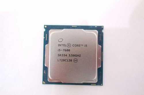 Процессор intel core i5 7600 3.5ghz Asus H-110m-r