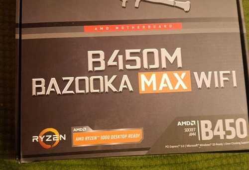 Продам msi b450m bazooka max wifi