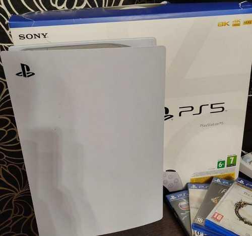 Sony playstation 5   4 диска в комплекте