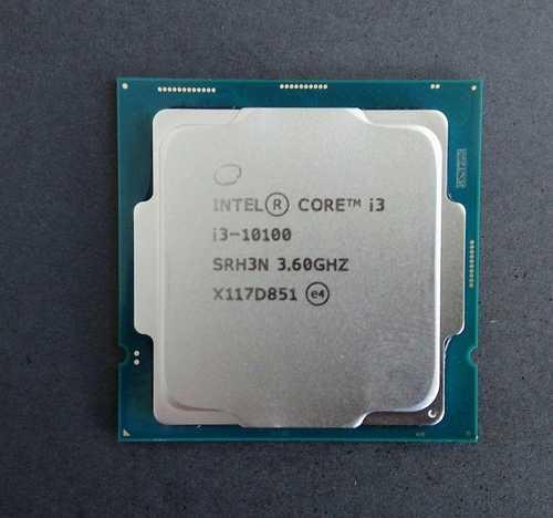 Процессор intel core i3 10100