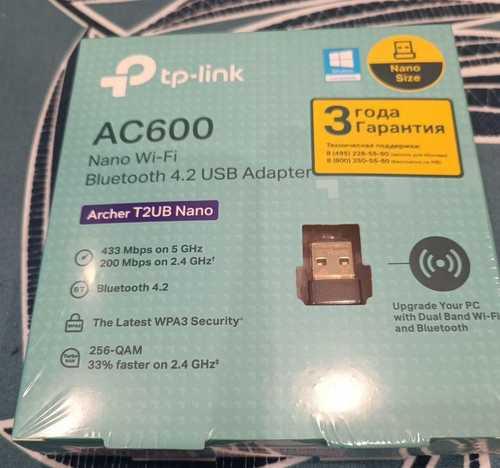 Tp link WiFi Bluetooth адаптер USB