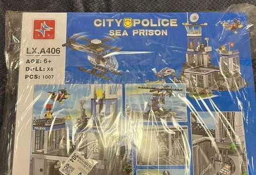 Конструктор city police sea prison