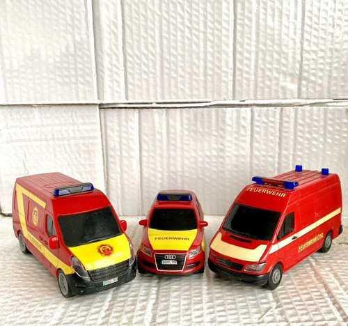 Набор машинок Audi, Mercedes, Renault Dickie Toys