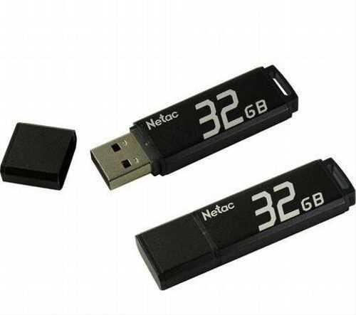Флешка USB 32Gb (USB 2.0) Netac U351black