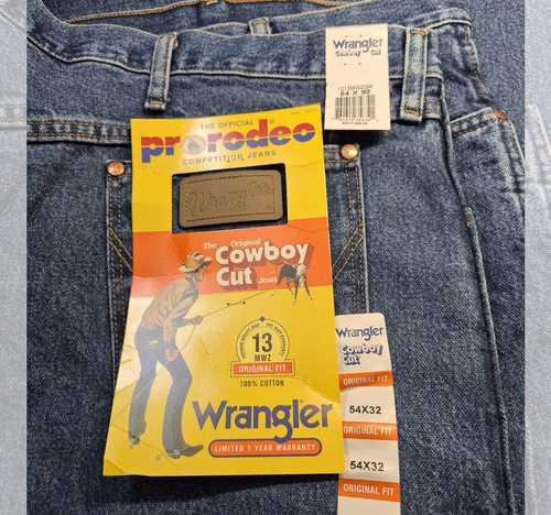 Мужские Wrangler 13mwzgk Cowboy Cut Stonewash W54