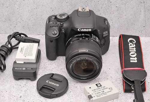 Canon EOS 600D kit 18-55 IS II