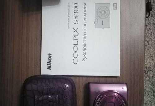 Компактный фотоаппарат Nicon Coolpix S5300