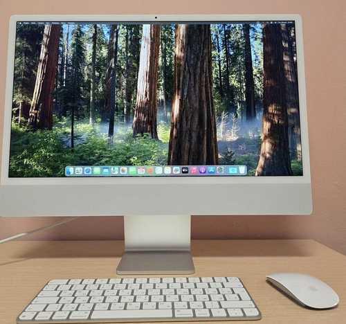 iMac 24 M1 16Gb/256Gb (8GPU, Touch ID) Silver Рст