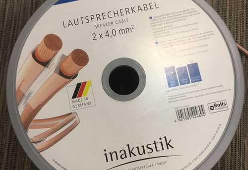 Кабель Inakustik Premium LS 2x4 mm2 004024 метр