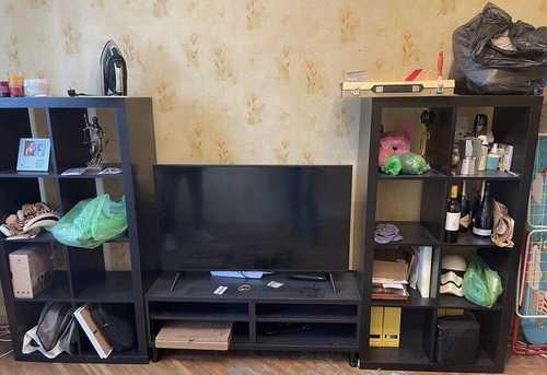 Стеллаж IKEA каллакс и тумба под телевизор