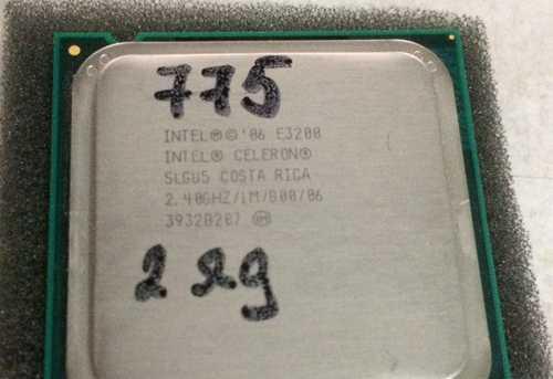 Процессор Intel Celeron E3200