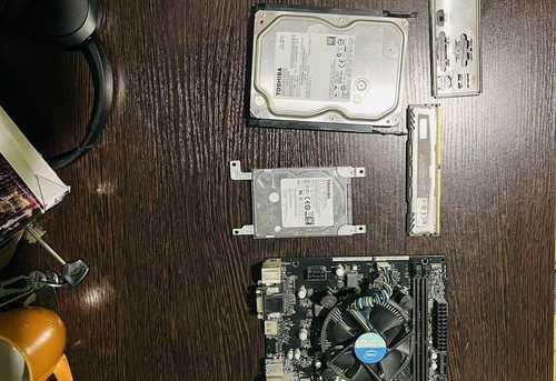 Asrock h310cm hdv+ intel i5 9700f + ram + hdd