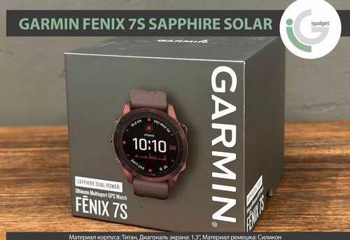 Fenix 7S sapphire solar
