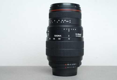 Объектив Sigma Nikon 70-300 f/4-5.6