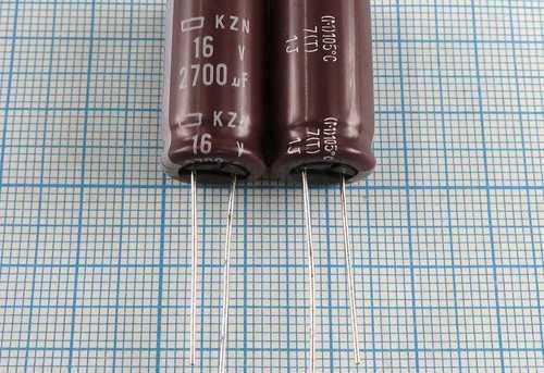 2700uF 16v 16v2700uF 12.5x25 KZN - Электролитическ