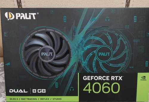 Видеокарта Palit Nvidia RTX 4060 Dual