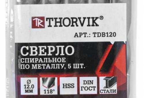 Thorvik TDB120 Сверло спиральное по металлу HSS, d