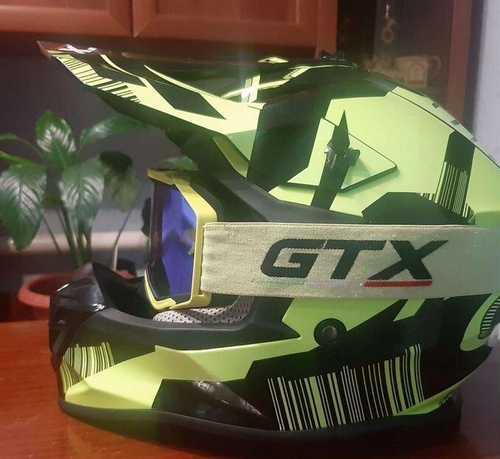 Шлем мото кроссовый GTX 633 #6 (XL)