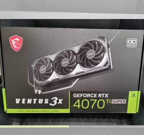 Видеокарта MSI GeForce 4070 ti Super Ventus 3x 16g