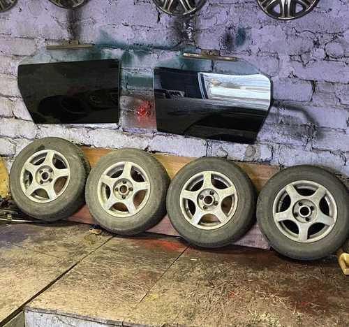 Литье диски с резиной r13 4x98 ваз