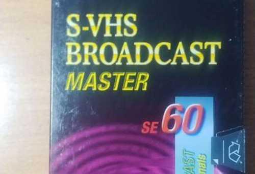 Видеокассета S vhs Broadcast master 60