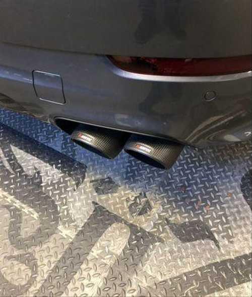 Выхлопная система на Porsche Cayenne S/ Coupé