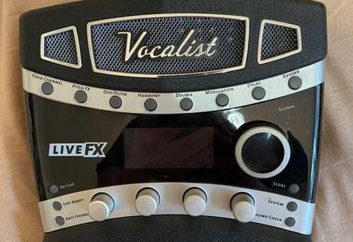 Вокальный процессор Digitech Vocalist live FX