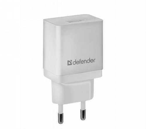 Адаптер 220В USB EPA-10 2.1A белый пакет Defender