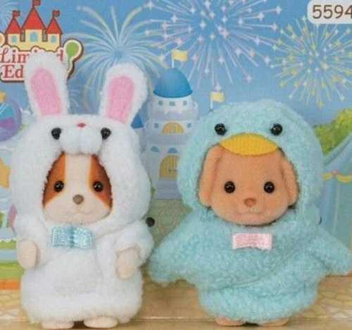 Sylvanian families малышиив карнавальных костюмах