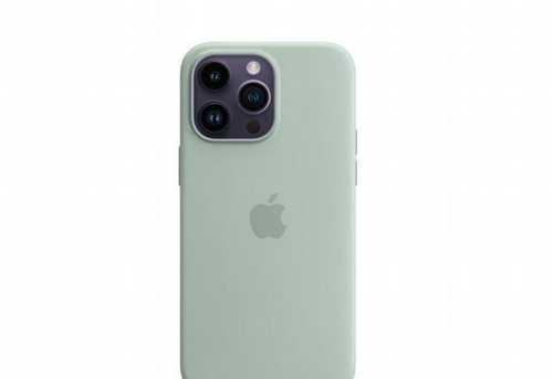 Чехол MagSafe iPhone 14Pro/Pro Max Silicone Green