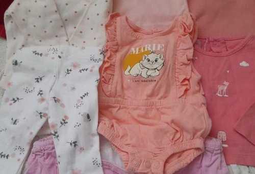 Одежда пакетом на новорождённую девочку