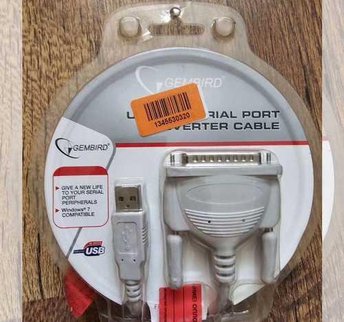 Кабель-пepeходник usв - сoм USB to Sеriаl Port