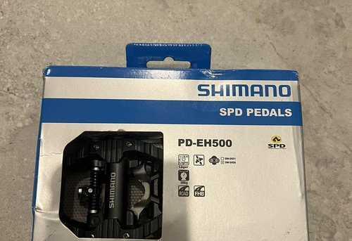 Гибридные контактные педали Shimano PD-EH500, ориг