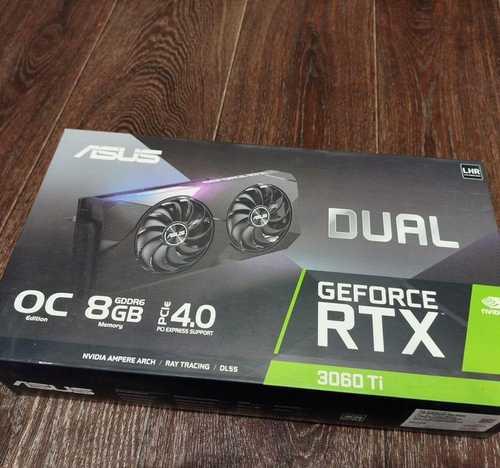 Видеокарта rtx 3060 ti Asus Dual 8gb