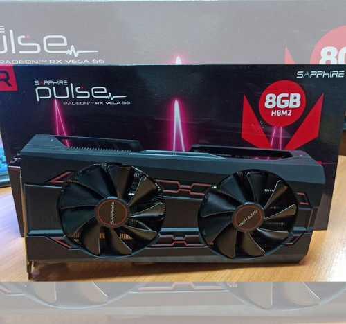 Видеокарта sapphire pulse Radeon RX Vega56