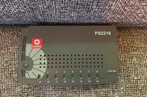 Коммутатор сетевой LAN RJ-45 compex PS2216 16 port