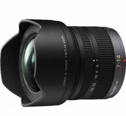 Объектив Panasonic 7-14mm f/4.0 Aspherical H-F0070