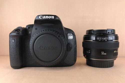 Canon 700D kit EF 50mm 1.4 USM (A398)