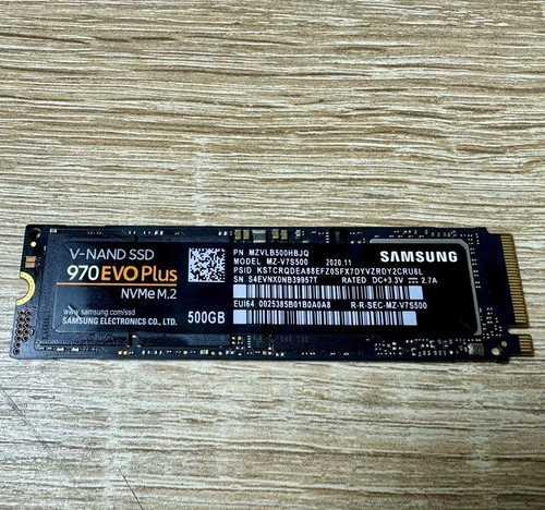 SSD M.2 Samsung 970 EVO Plus 500 gb