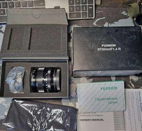 Объектив Fujifilm Fuji 35mm f/1.4 R X-mount